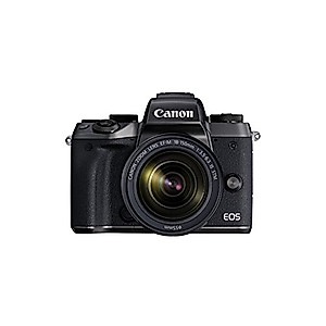 Canon Cameras US EOS M5 EF-M 18-150 STM KIT 24.2 Digital SLR Camera with 3.2" LCD, Black