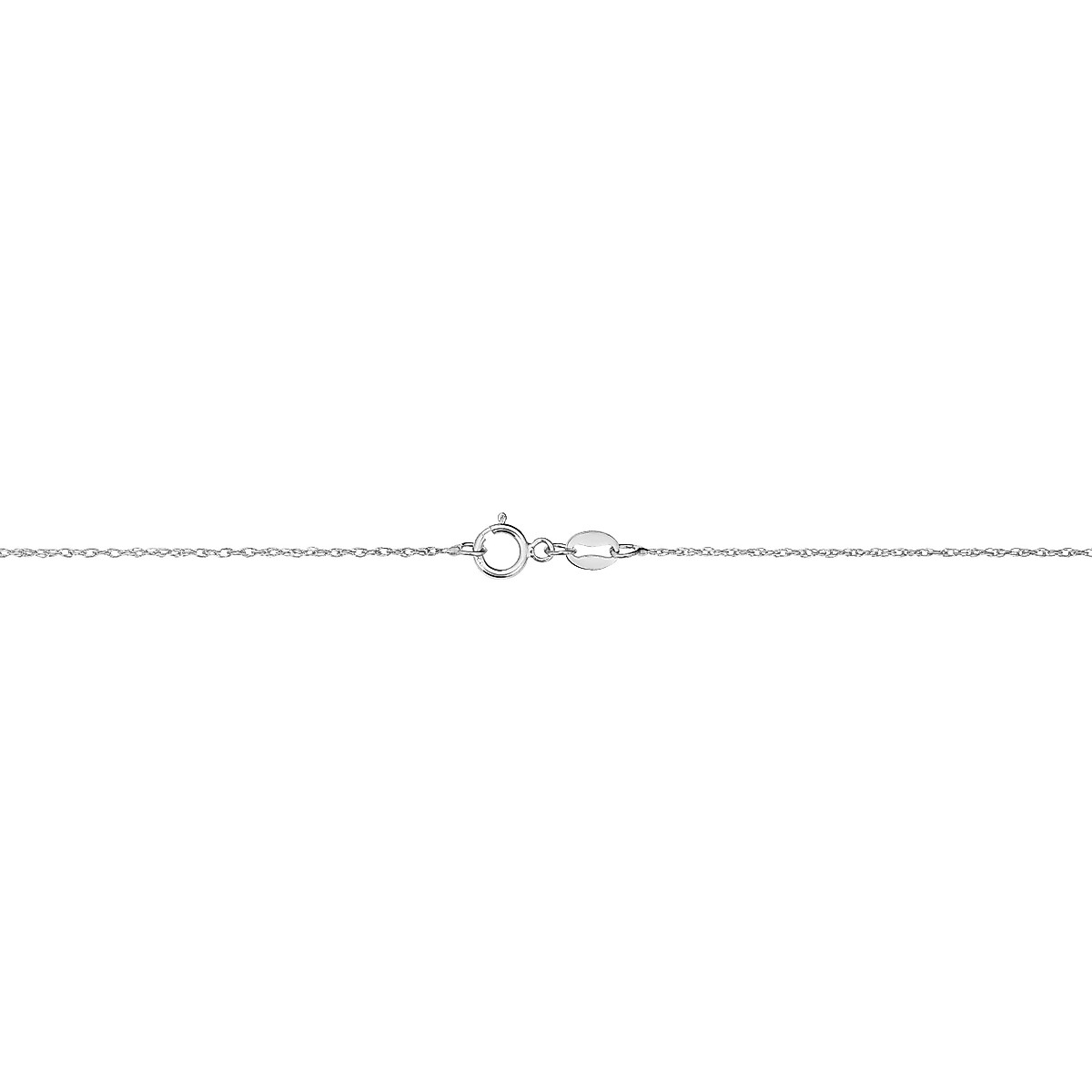 Kooljewelry Sterling Silver Rope Chain Pendant Necklace For Women (1.1 mm, 20 inch)