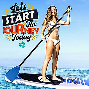 SereneLife Stand Up Paddle-Board Adjustable Paddle - Adjustable Water Paddle Oar for SLSUPB125 Free-Flow Inflatable SUP Stand Up Water Paddle-Board PRTSLSUPB125PDL