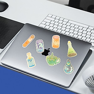 50PCS Aesthetic Weirdcore Stickers Cute Fantasy Kawaii Y2K for Water Bottle/Phone Kids Anime Fairycore Korean Asian Drink Fruit Potion Sticker Computer Scrapbooking Planner School Locker Chrismas Deco