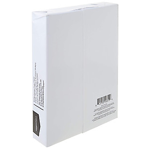 Amazon Basics Multipurpose Copy Printer Paper, 8.5 x 11 Inch 20Lb Paper - 1 Ream (500 Sheets), 92 GE Bright White