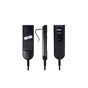 Lelukee Lift Chair Remote Control,Multiple Uses 2 Button 5 Pin Recliner Remote Control,Power Recliner Replacement Parts,with 2m Long Cable,Suitable for Power Recliners and Lift Chairs