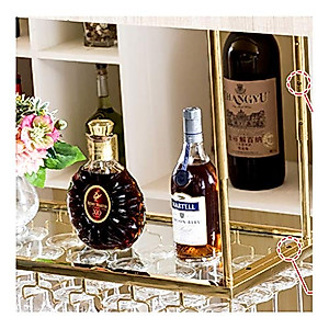 WXXGY Wine Glass Holder Creative Home Wine Glass Holder Hanging Wine Holder Cup Holder Shelf Hanging Goblet Holder/Rose Gold/120X35Cm