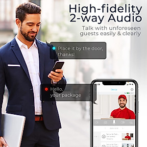 Wireless Solar Security Camera, 2K Outdoor WiFi Surveillance Camera with Spotlight, IP67, Motion Detection Alarm, Color Night Vision, 2-Way Audio, Cloud/SD Card Storage