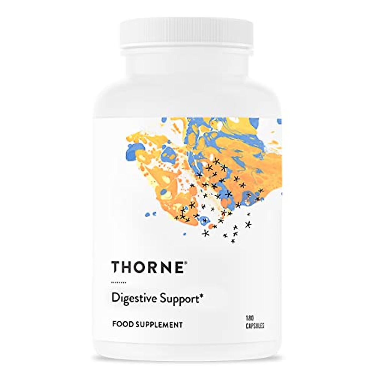 Thorne GI Relief - Digestion Supplement Supports Gut Health & Bloating Relief - Made with Marshmallow Root Extract & Digestive Enzymes - 180 Capsules - 90 Servings