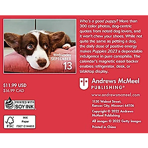 Puppies 2023 Mini Day-to-Day Calendar