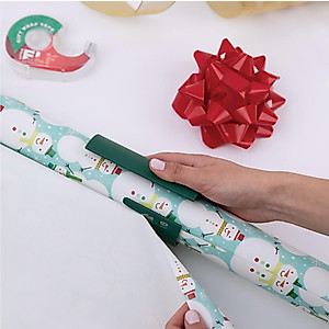 Little ELF The Original Gift Wrap Cutter (2-Pack) | As seen on Shark Tank | Holiday Wrapping Paper Cutter