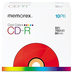 CD-R Disc, 700 MB, 80 min, 52x, PK 10