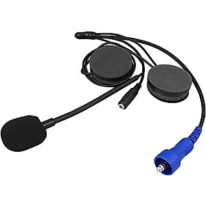Rugged OFF ROAD Helmet Kit Headset for Racing Radios Intercoms – Features Mic Flex Boom Alpha Audio Speakers and 3.5 Ear Bud Jack