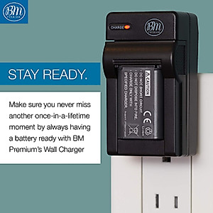 BM Premium EN-EL19 Battery and Charger for Nikon Coolpix A300, W100, W150, S100, S3100, S3200, S3300, S3500, S3600, S3700, S4100, S4200, S4300, S5200, S5300, S6400, S6500, S6800, S6900, S7000 Cameras