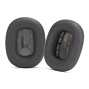 Ear Cushions for AirPods Max Headphones Earpads Replacement Ear Pad Covers Earmuffs with Protein Leather, Memory Foam and Magnet Black