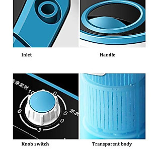 ZLXDP Mini Washing Machine Automatic Women Children Clothes Cleaner Dehydrated Mini Tube Wash Single Cylinder Washing Machine (Color : D)