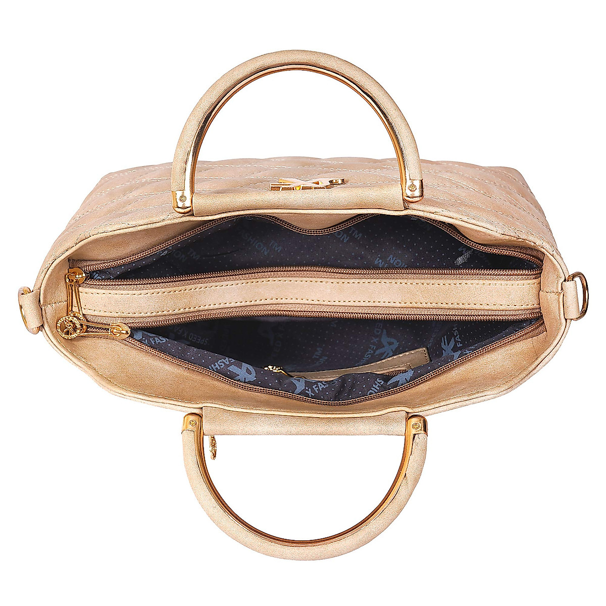 Speed X Fashion Women's Handbag (Beige)