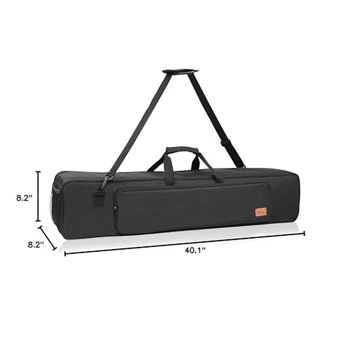 TORIBIO Tripod Carrying Case with Padded Water-resistant 40"x8.2"x8.2"/102x21x21cm Heavy-Duty Multi-Function Tripod Case Bag with Strap,Suit for Lights, Speakers, Cameras, Booms, Microphone Stands