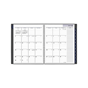 AT-A-GLANCE 2023-2024 Planner, Weekly & Monthly Academic Appointment Book, 8-1/2" x 11", Large, DayMinder, Charcoal (AYC52045)(July 2023-June 2024)