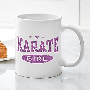 CafePress Karate Girl Mug Ceramic Coffee Mug, Tea Cup 11 oz