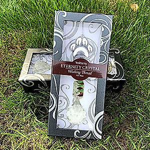 Rosleanny Paw Print Sun Catcher Crystals Prisms Hanging Garden Decor Pet Memorial Gifts Dog Remembrance Gift Pet Loss Sympathy Gifts Rainbow Maker Suncatcher for Window Friend Birthday Gifts