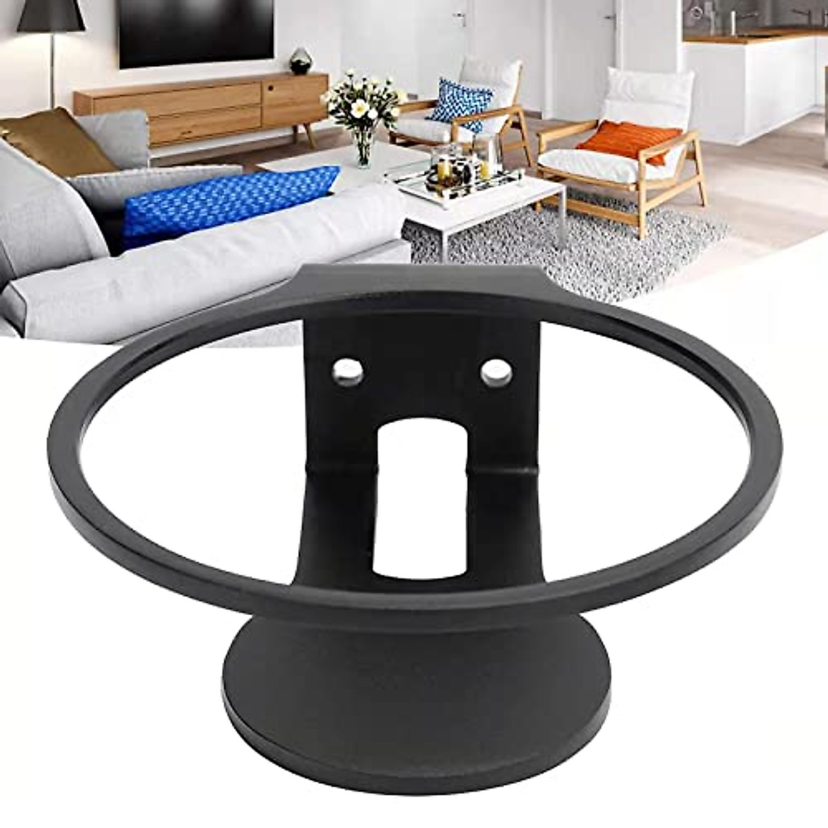 Wall Mount for HomePod Mini, Mini Speaker Wall-Mounted Sturdy Metal Mount (Black)