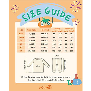 moimoln Solid Soft Cotton Modal Baby Toddler Boys Girls Snug fit Pjs Pajama Long Sleepwear Mustard 5T