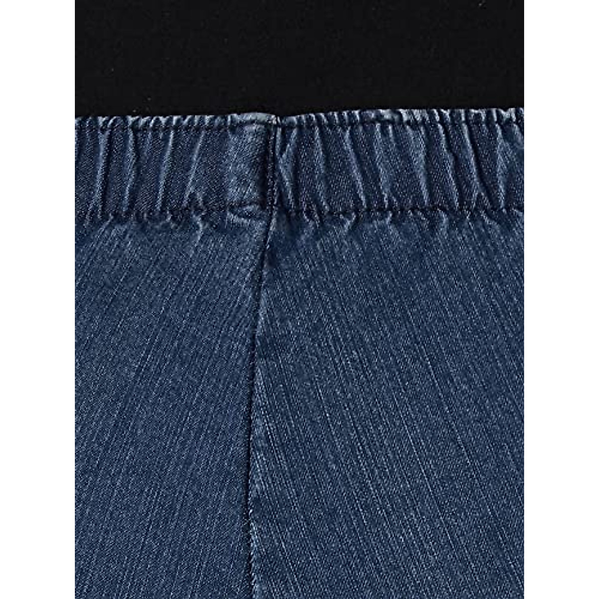 Chic Classic Collection Women's Size Stretch Elastic Waist Pull-On Pant, Mid Shade Denim, 22 Plus Petite