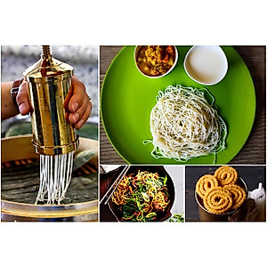 Yuktha Eternals Idiyappam/Murukku/Farsan Sev/Pasta Maker Machine Brass