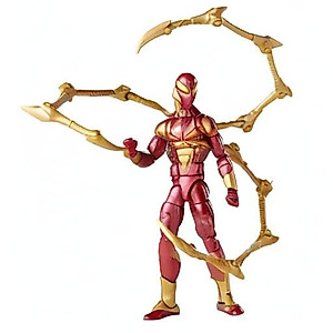 Spider-Man Marvel Legends Series 6-inch Iron Spider Action Figure Toy, Includes 2 Accessories
