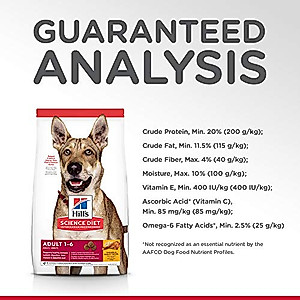 Hill's Science Diet Dry Dog Food, Adult, Chicken & Barley Recipe, 5 lb. Bag