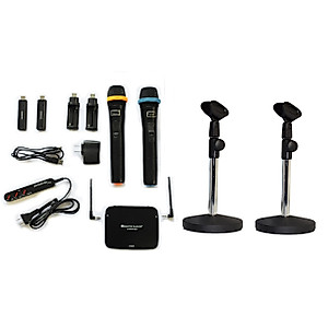 Martin Ranger U6800R-MINI Portable UHF Wireless Microphone Interference-Free Long Distance Operation, Ideal for Karaoke, Church, Weddings