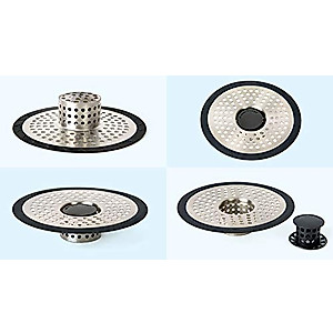 ShowerShroom SHSULT755 Ultra Revolutionary Shower Hair Catcher Drain Protector, Stainless