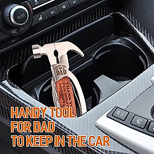 Gifts for Dad Who Wants Nothing,Dad Christmas,Birthday Gifts From Daughter,Stocking Stuffers for Dad,Handy Hammer Multitool Gifts Ideas for Dad