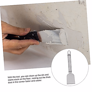 Anneome 2 Pcs Stainless Steel Kitchen Scrapers Heavy Duty Oil Stain Scrapers for Cooktop Cleaning and Griddle Maintenance Scraper Tool for Stovetops and Barbecue Grills