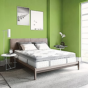 Classic Brands Gramercy Cool Gel Memory Foam and Innerspring Hybrid 14-Inch Euro Pillow Top Mattress, Mattress in a Box, Full