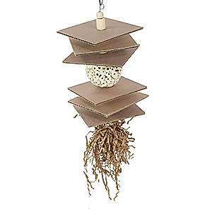 Bonka Bird Toys 3613 Atta Stack Medium Bird Toy Conure African Grey Amazon