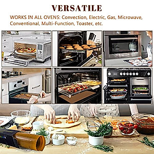 Happy Island 10 Set Extra Large Oven Liners for the Barbecue Outdoor Reusable Grill Mat