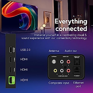 VIZIO V-Series 55" Class V-Series 4K (2160p) UHD LED Smart TV with HDR for Immersive Home Entertainment + Free Wall Mount (No Stands) - V555-H11 (Renewed)