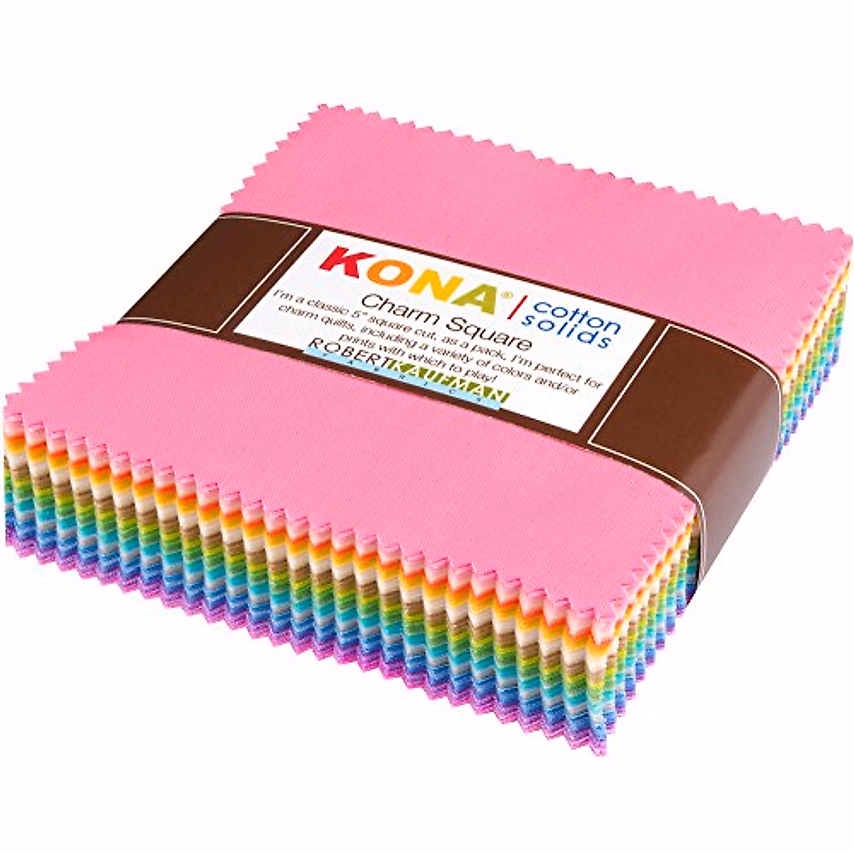 Kona Cotton Pastel 101 Palette Charm Square 101 5-inch Squares Charm Pack Robert Kaufman CHS-562-101