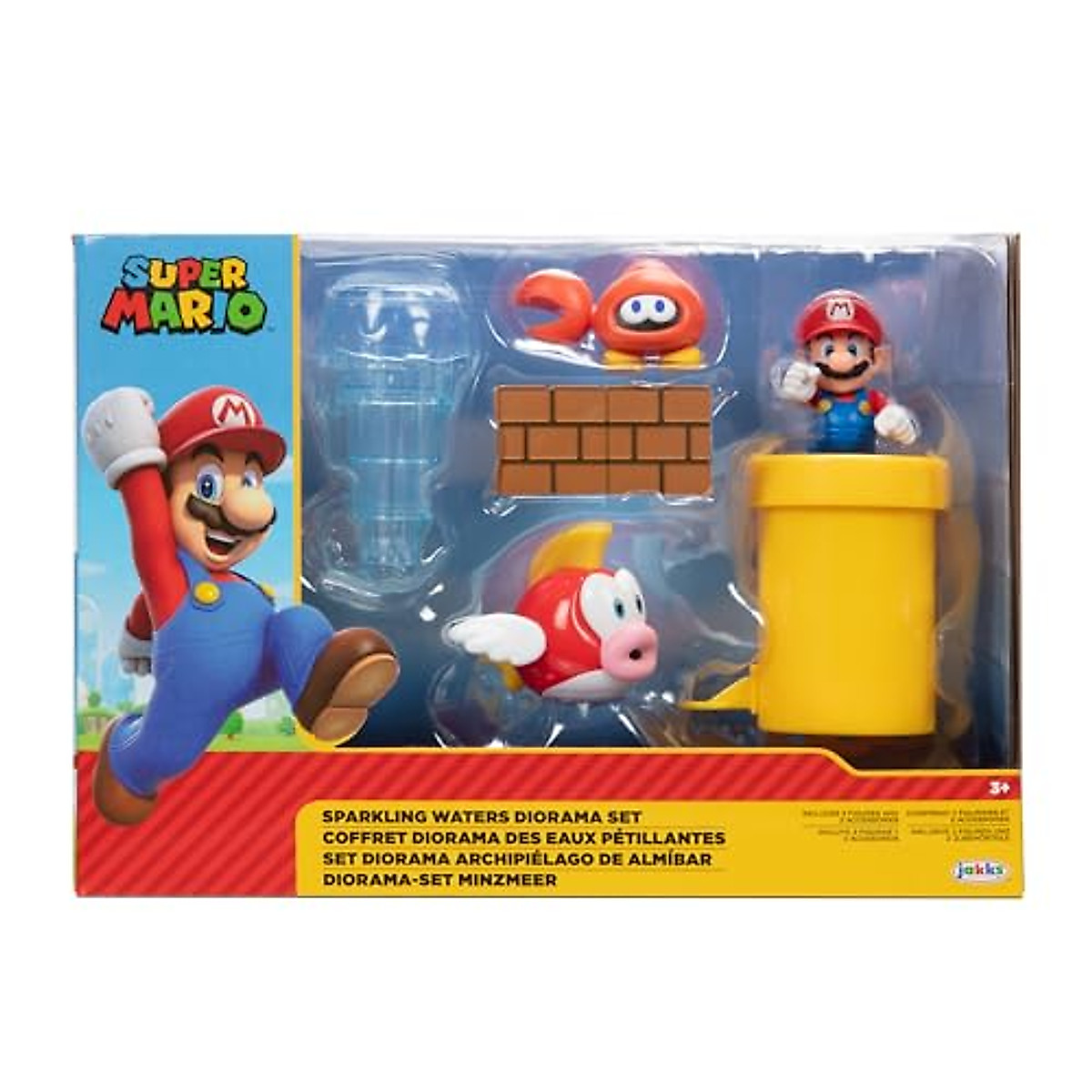 Redcolorful Nintendo 2.5" Sparkling Waters Diorama Set