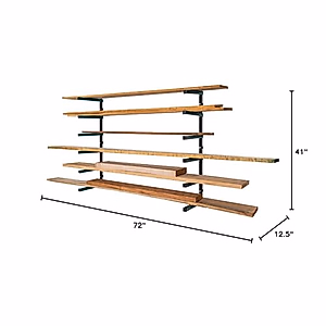 Grizzly Industrial T27630 - Lumber Rack 6-Shelf System