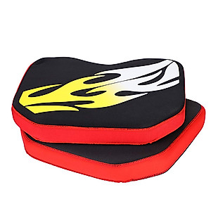 Weiyirot Seat Pad, Safe Soft Kayak Seat Pad, Kayak Seat Cushion, for Fishing for Kayak(Flame)