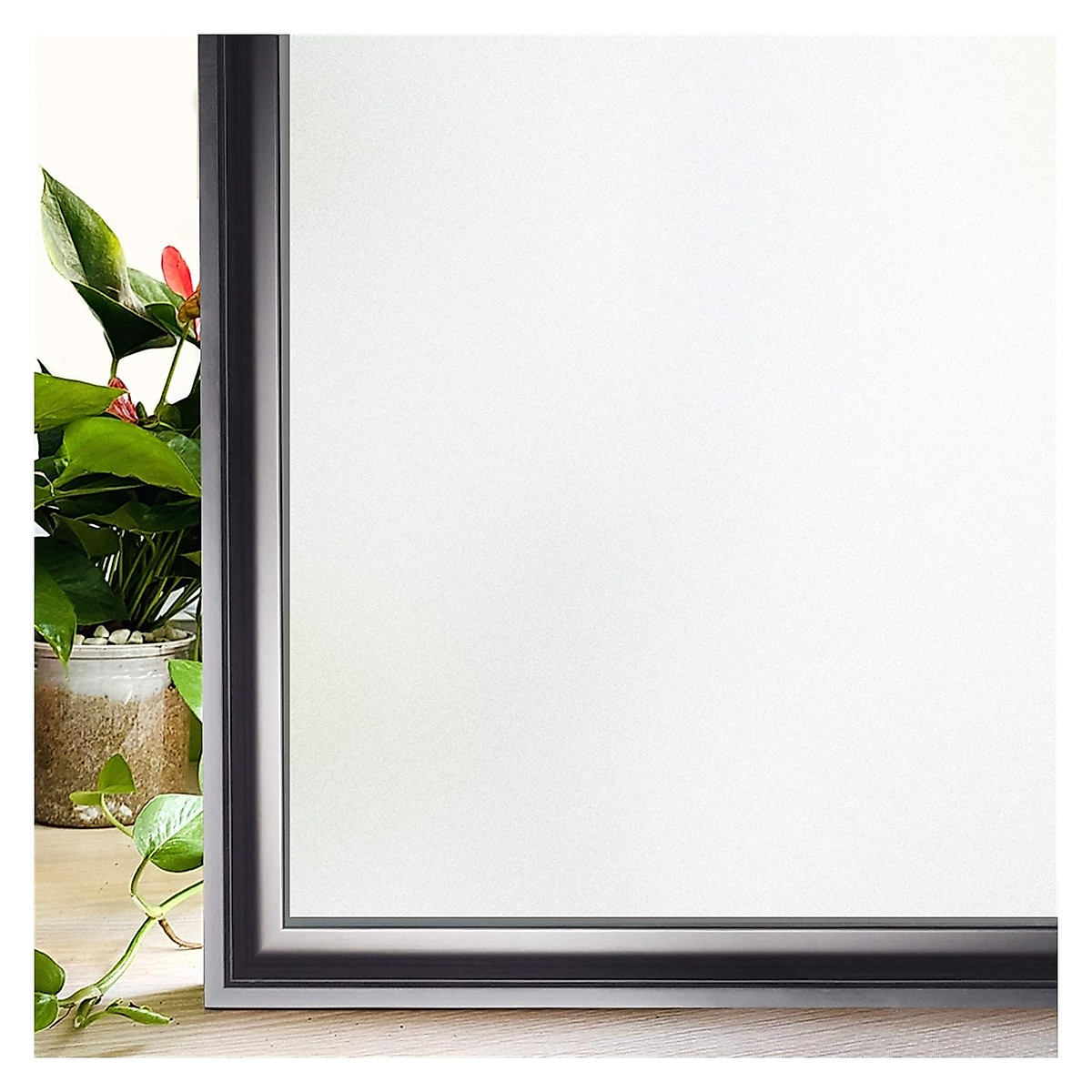 Window Film Window Decal Stained Glass Window Film Privacy Glass Vinyl Frosted Self Adhesive Film for Home Heat Control Tint UV Protective Window Sticker Privacy Window Decal (Color : H, Size : 45x3