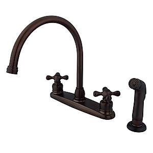 Kingston Brass KB725AXSP Vintage 8" Centerset Kitchen Faucet, 8-3/4-Inch, Oil-Rubbed Bronze