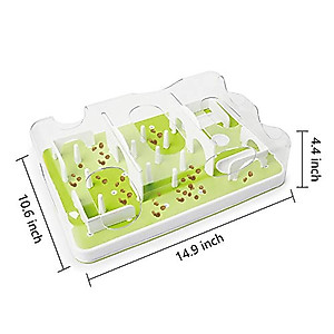 ALL FOR PAWS Interactive Puzzle Cat Feeder, Treat Game Maze Toy Cat Brain Stimulation Toys Slow Feeder for Indoor Cats