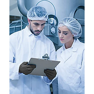 Atlantic Safety Products InTouch B311 Exam Gloves, Disposable, Latex-Free Nitrile Gloves, Black, Extra Large, 100-Ct