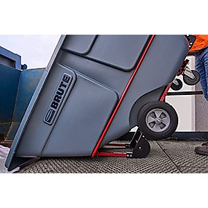 Rubbermaid Brute Tilt Dump Truck/Trash Cart/Garbage Collection/Recycling, 1 Cubic Yard, Standard Duty, 1,250 lbs., Gray, Distribution Centers/Warehouse/Manufacturing/Stadiums