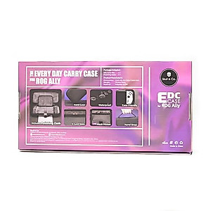 Skull & Co. EDC Case: Slim Carrying Case for ROG ALLY- Black