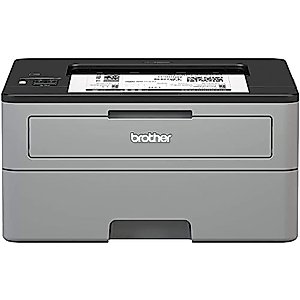 Brother HL-L2350DW Series Compact Wireless Monochrome Laser Printer - Mobile Printing - Auto 2-Sided Printing - Up to 32 Pages/min - Up to 250 Sheet Capacity - Grey & Black - WULIC Printer Cable