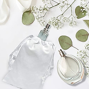 Drawstring Gift Bags - 12 Pack 5x7 Inch Small Bright White Muslin Cotton Cloth Pouches in Bulk, Mini Cloth Fabric Canvas Pouch for Jewelry, Candy, Parties, Wedding Favors, Soaps, Treats, Crafts