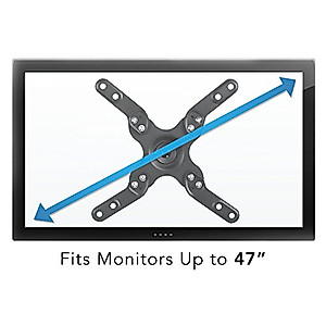 Mount-It! TV Wall Mount Monitor Bracket with Full Motion Articulating Tilt Arm, 15" Extension Arm Fits 17 19 20 22 23 24 26 27 28 29 30 32 35 37 39 42 47 LCD LED Displays up to VESA 200x200