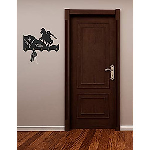 Zelda Key Hooks-Unque Game Theme Decor Wall Hooks Heavy Duty 20LB(Max),Wall Décor,Wood Coat Hooks, Key Holder,Key Hanger for Wall、Entryway and Kitchen
