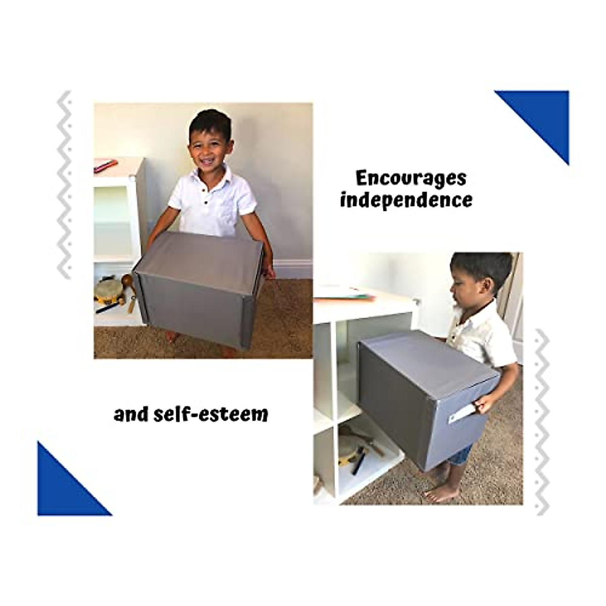 Embrace Play car Toy Garage | Toy Car Storage case | car Rug Play mat | Toy car Storage | Small car Toy Storage | Collapsible Toy Box | Toy Box for Boys